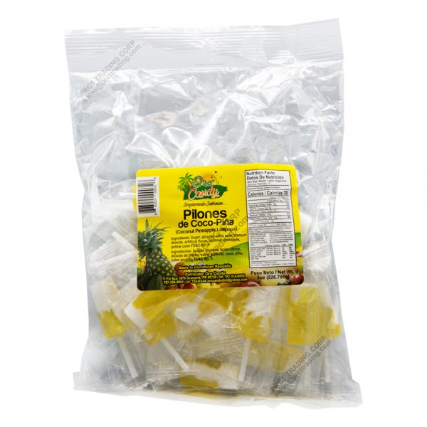 Pilones de Coco Piña Coconut Pineapple Lolipops Mini – PRCT Trading