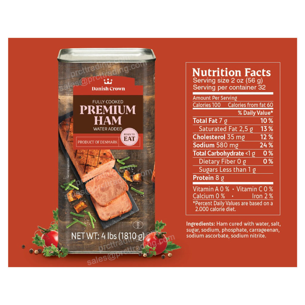Fully Cooked Premium Ham – PRCT Trading
